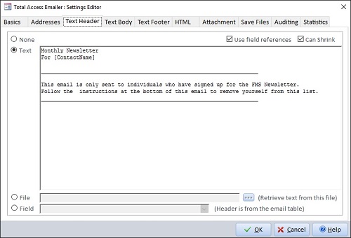 Creating Text Message Emails in Microsoft Access with Total Access Emailer Tour