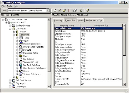 Total SQL Analyzer Tour