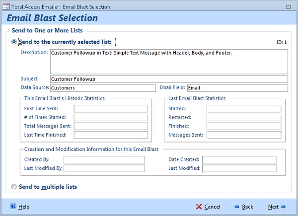 How to Send Emails from Microsoft Access with Total Access Emailer